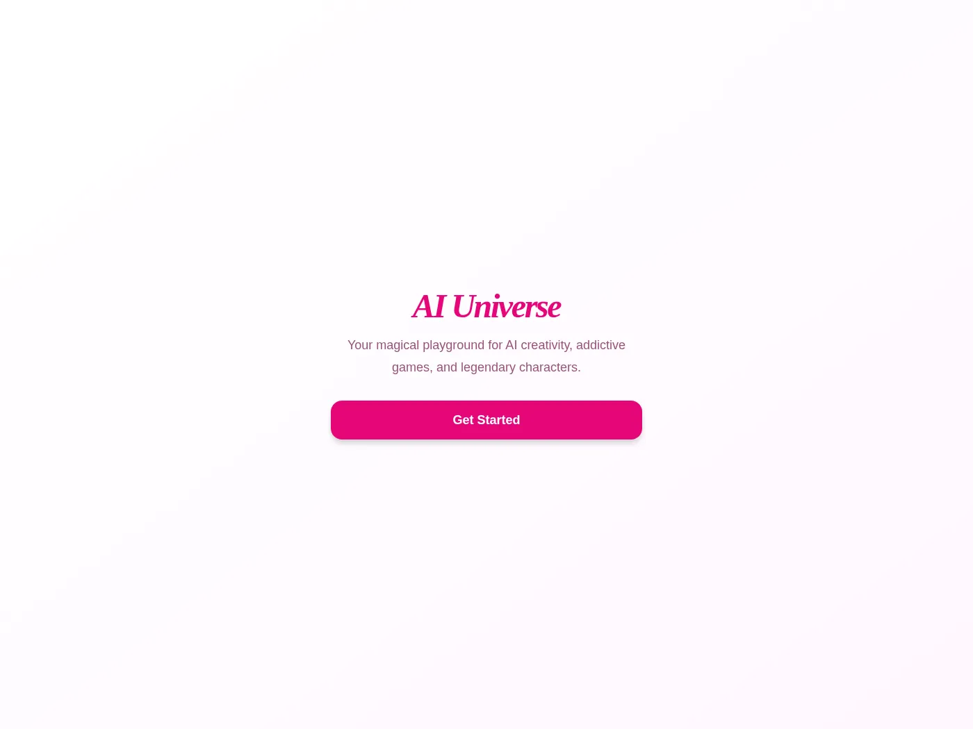 AI Playground Universe