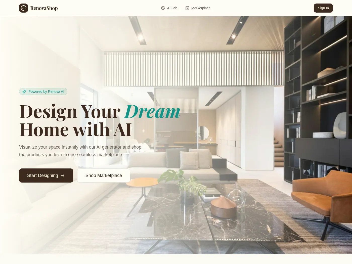 RenovaShop AI Gallery