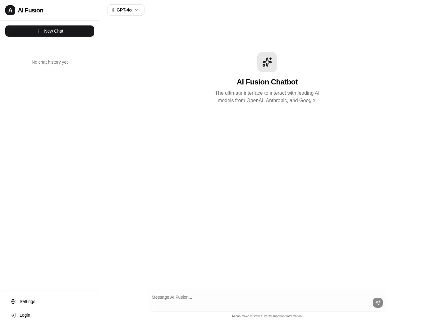 AI Fusion Chatbot