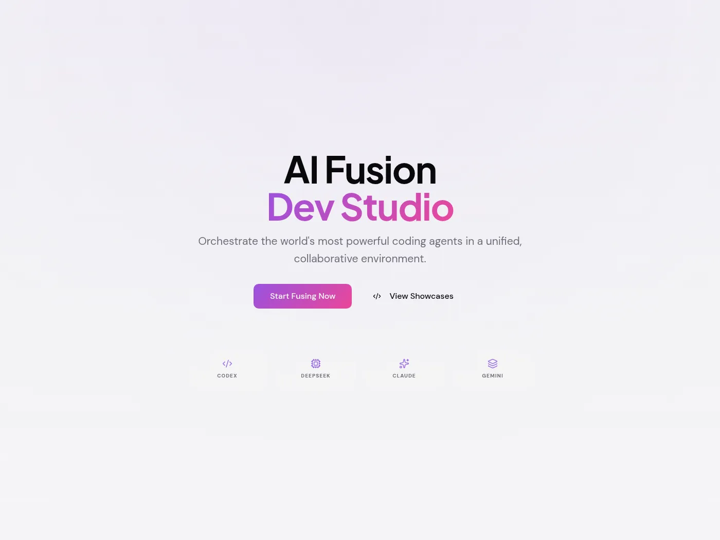 AI Fusion Dev Studio