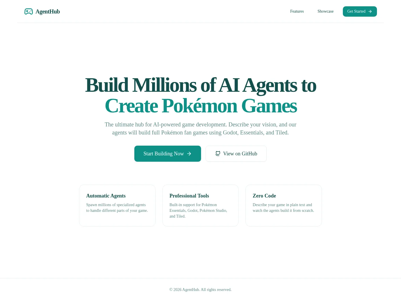 AI Game Builder Hub