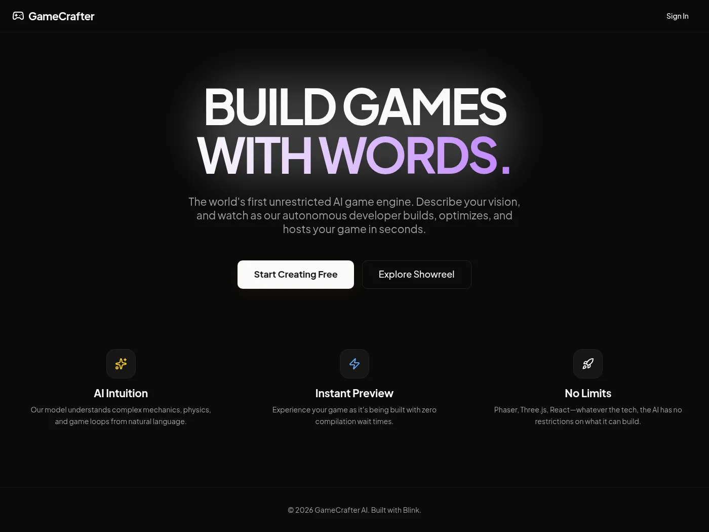 AI GameCrafter