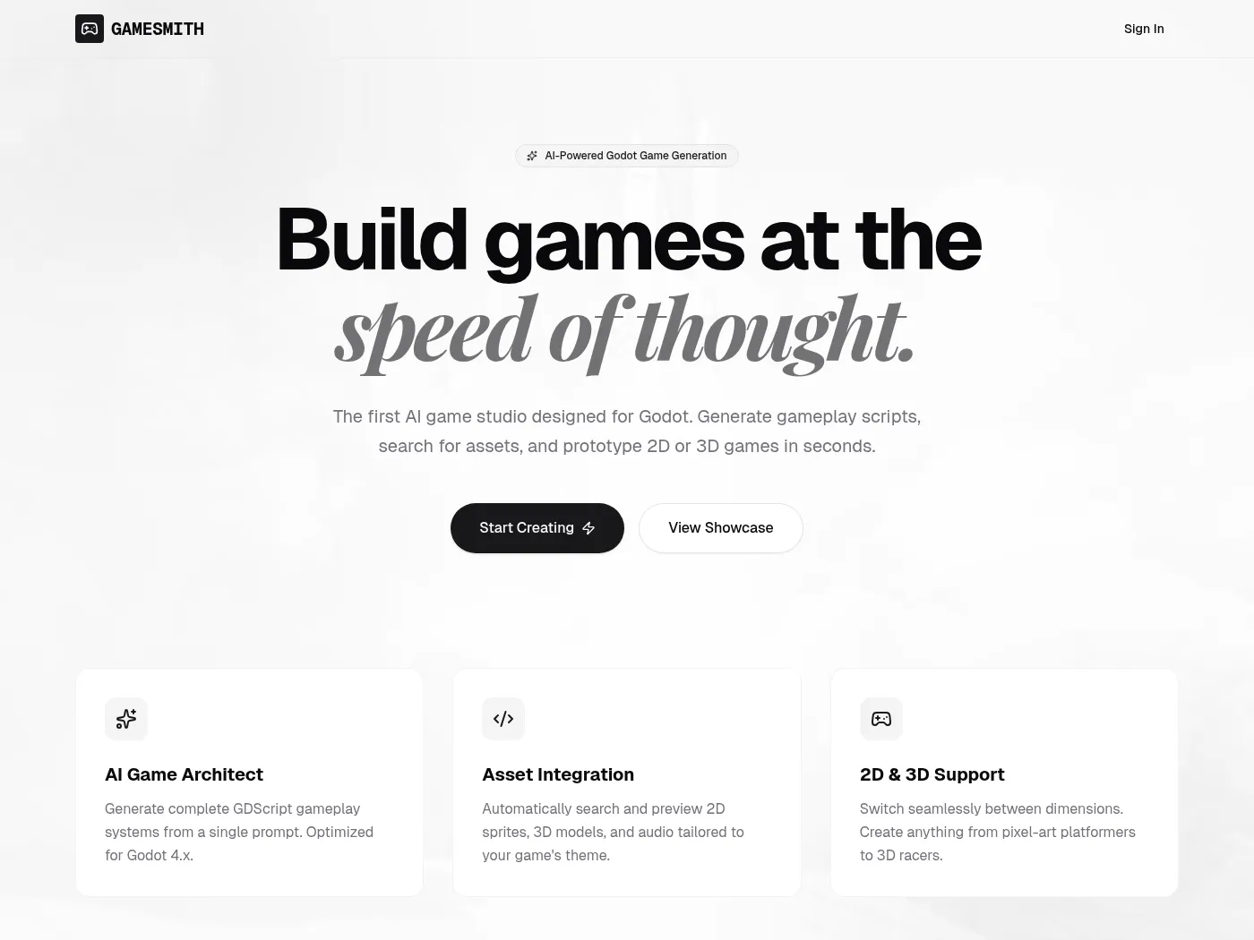 GameSmith AI Studio