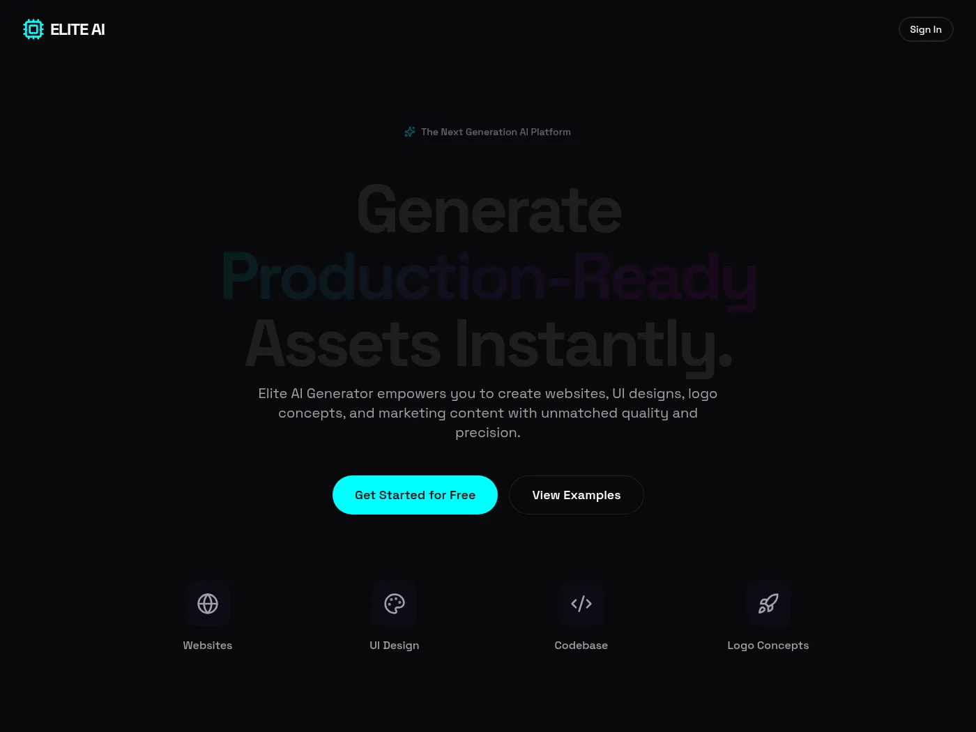Elite AI Generator