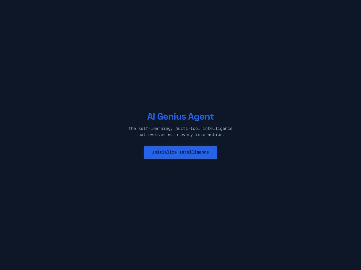 AI Genius Agent