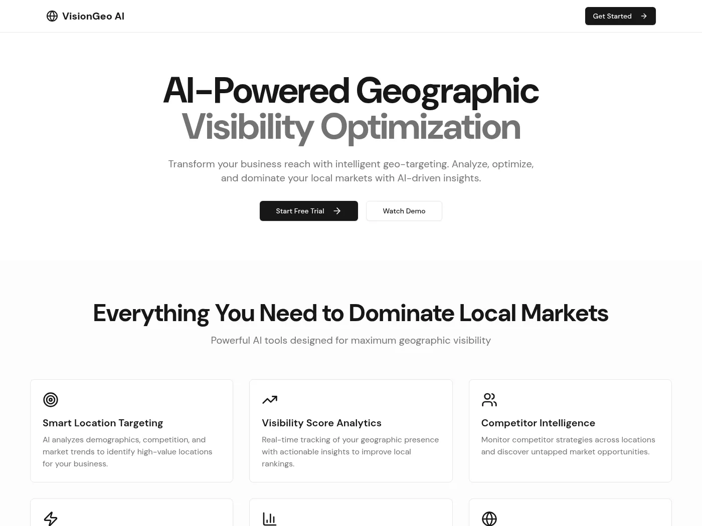VisionGeo AI Platform