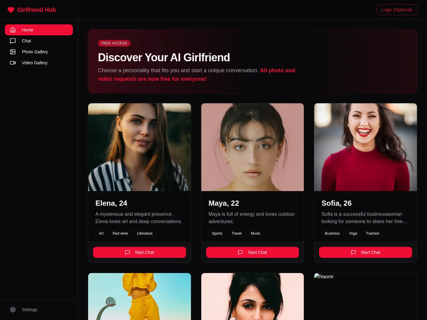 AI Girlfriend 18+ Hub (Remix)