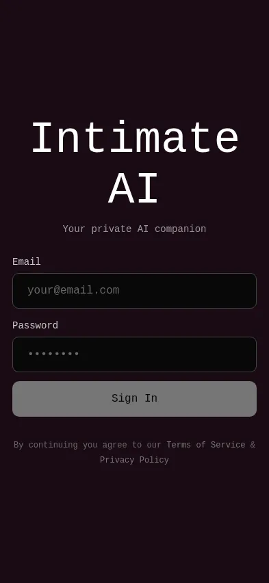 Intimate AI Girlfriend
