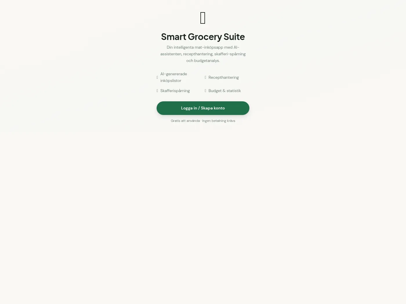 Smart Grocery Suite