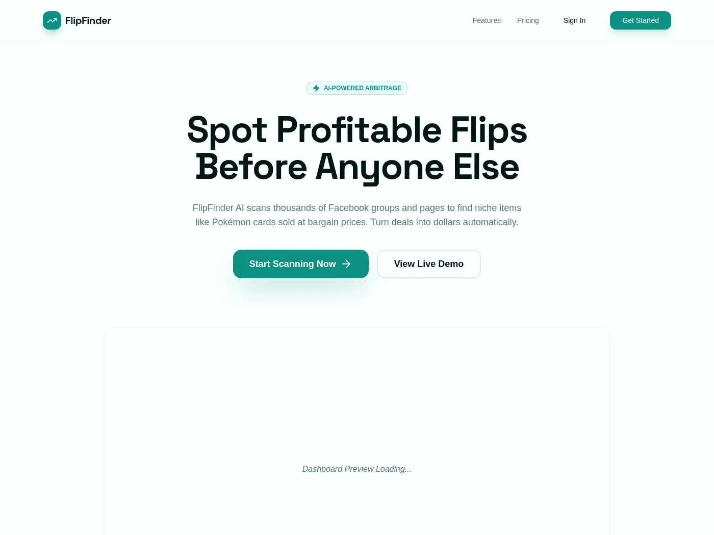 FlipFinder AI Scraper