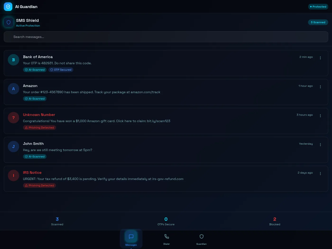 AI Guardian Messenger