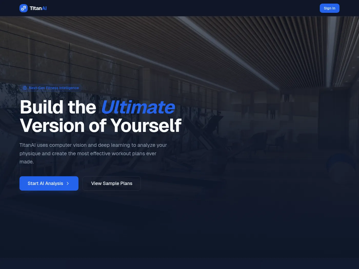 AI Gym Plan Builder