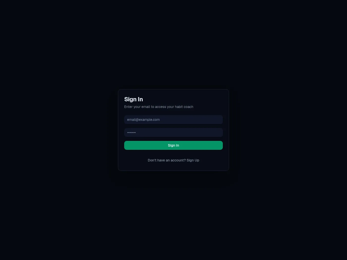 AI Habit Coach