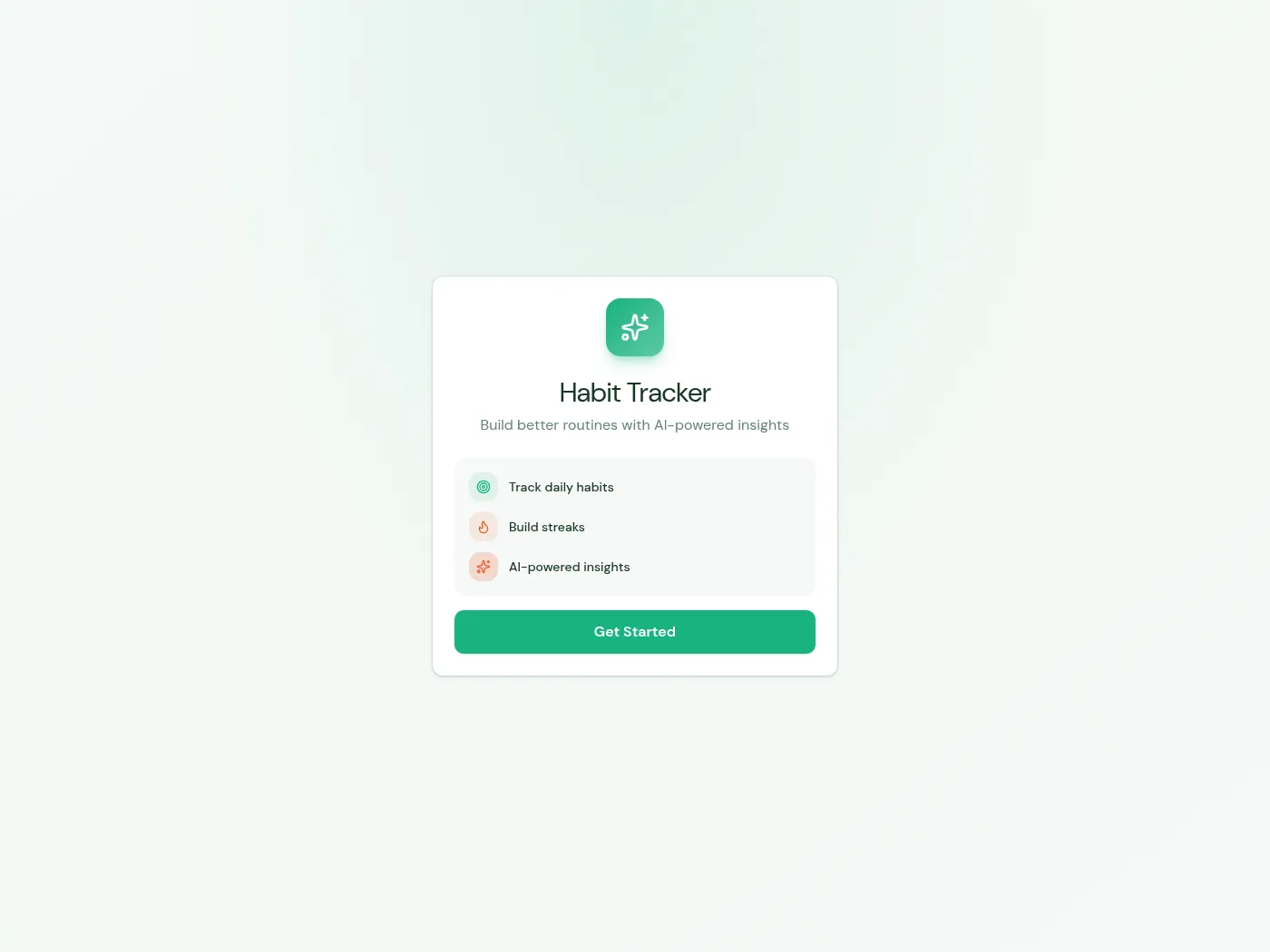 AI Habit Tracker