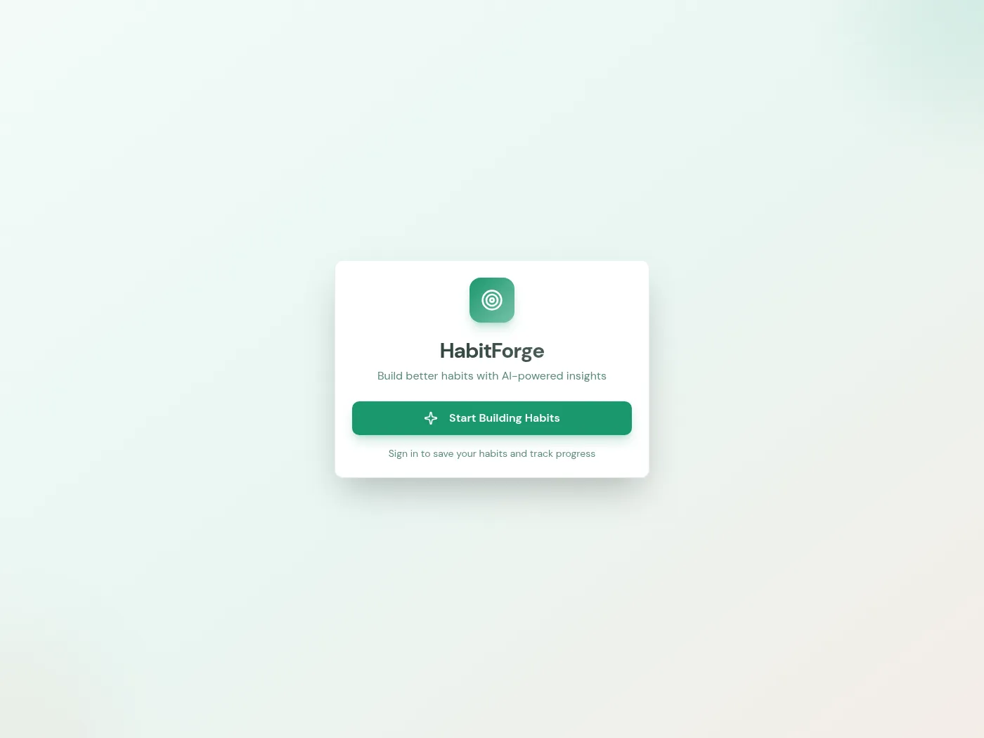 AI Habit Tracker