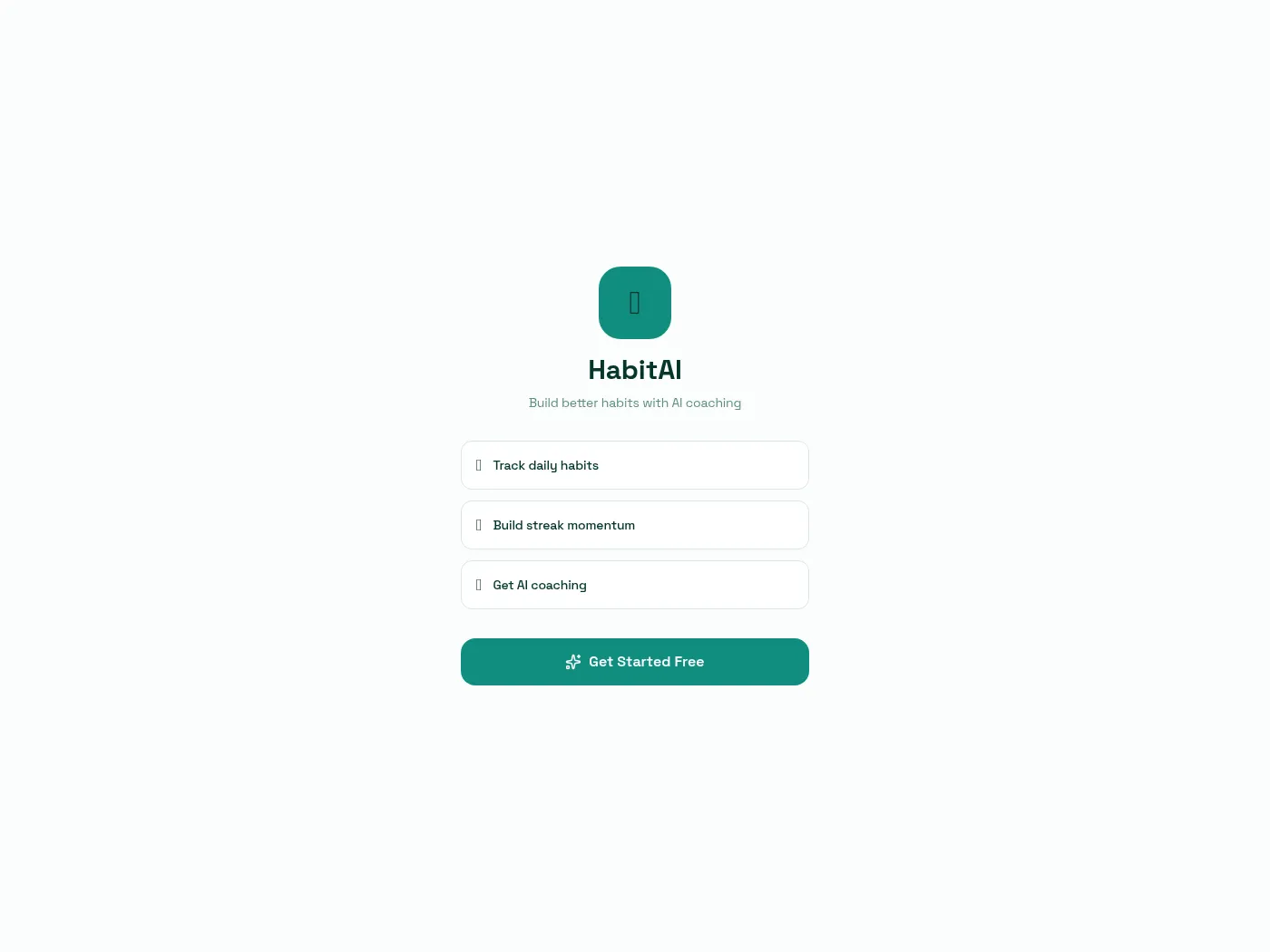 AI Habit Tracker