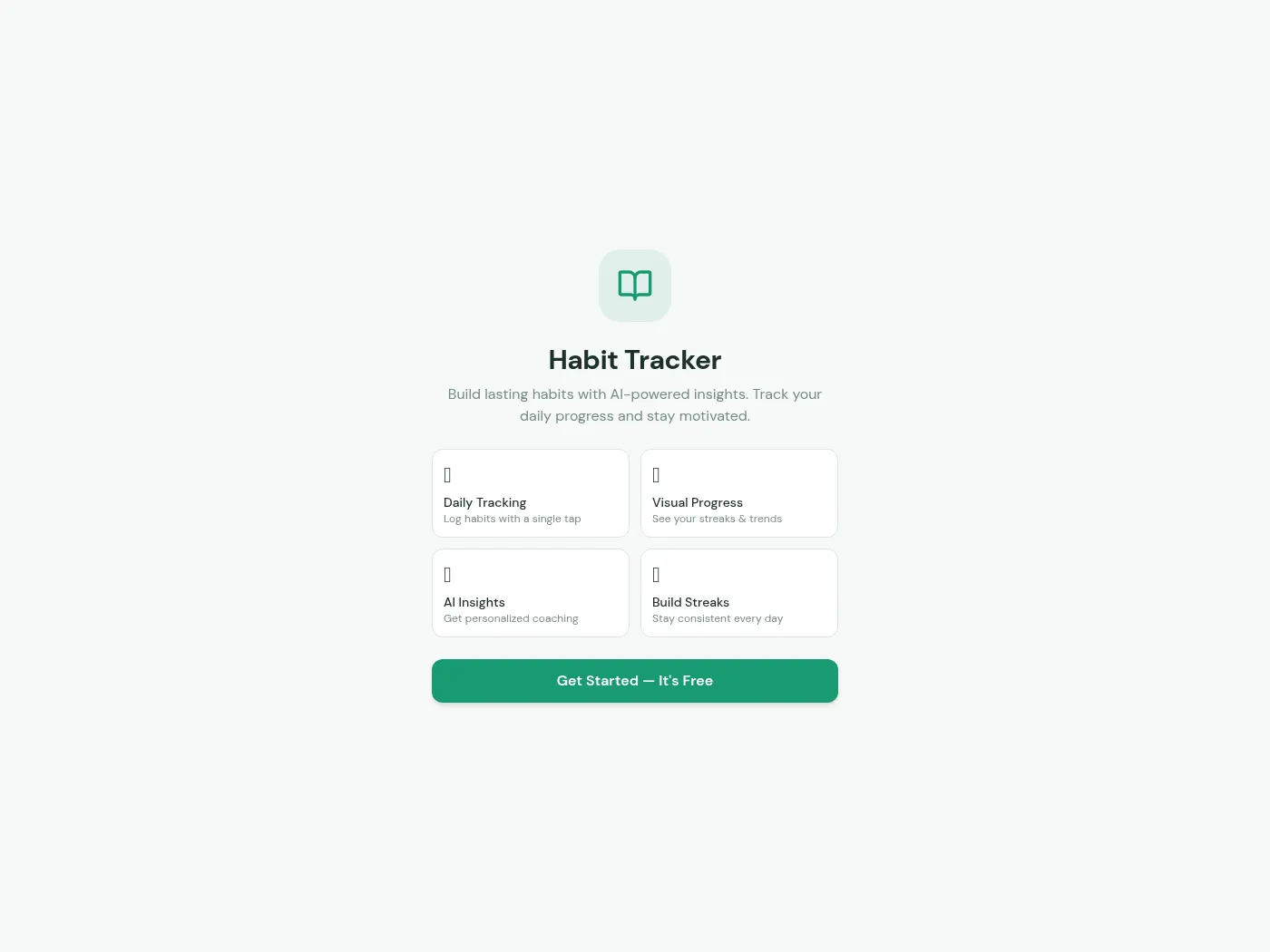 AI Habit Tracker