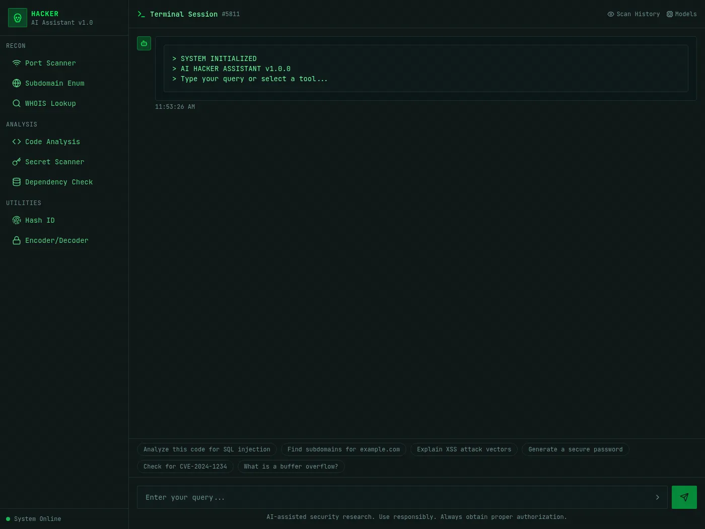 AI Hacker Assistant