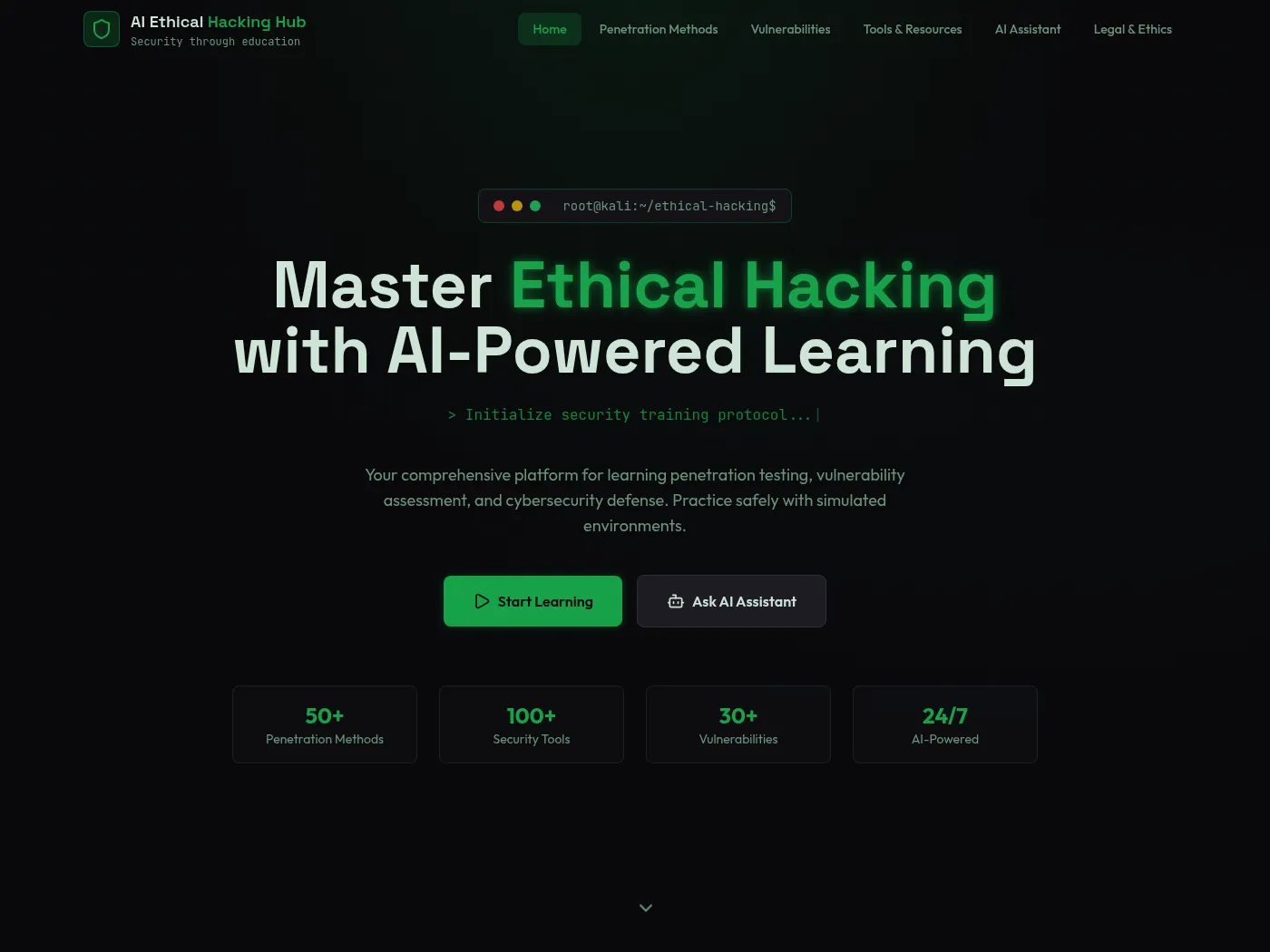 AI Ethical Hacking Hub