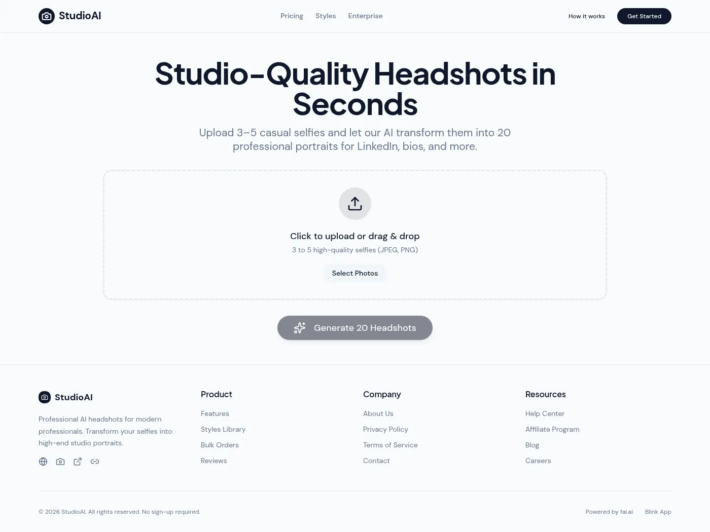 AI Headshot Studio