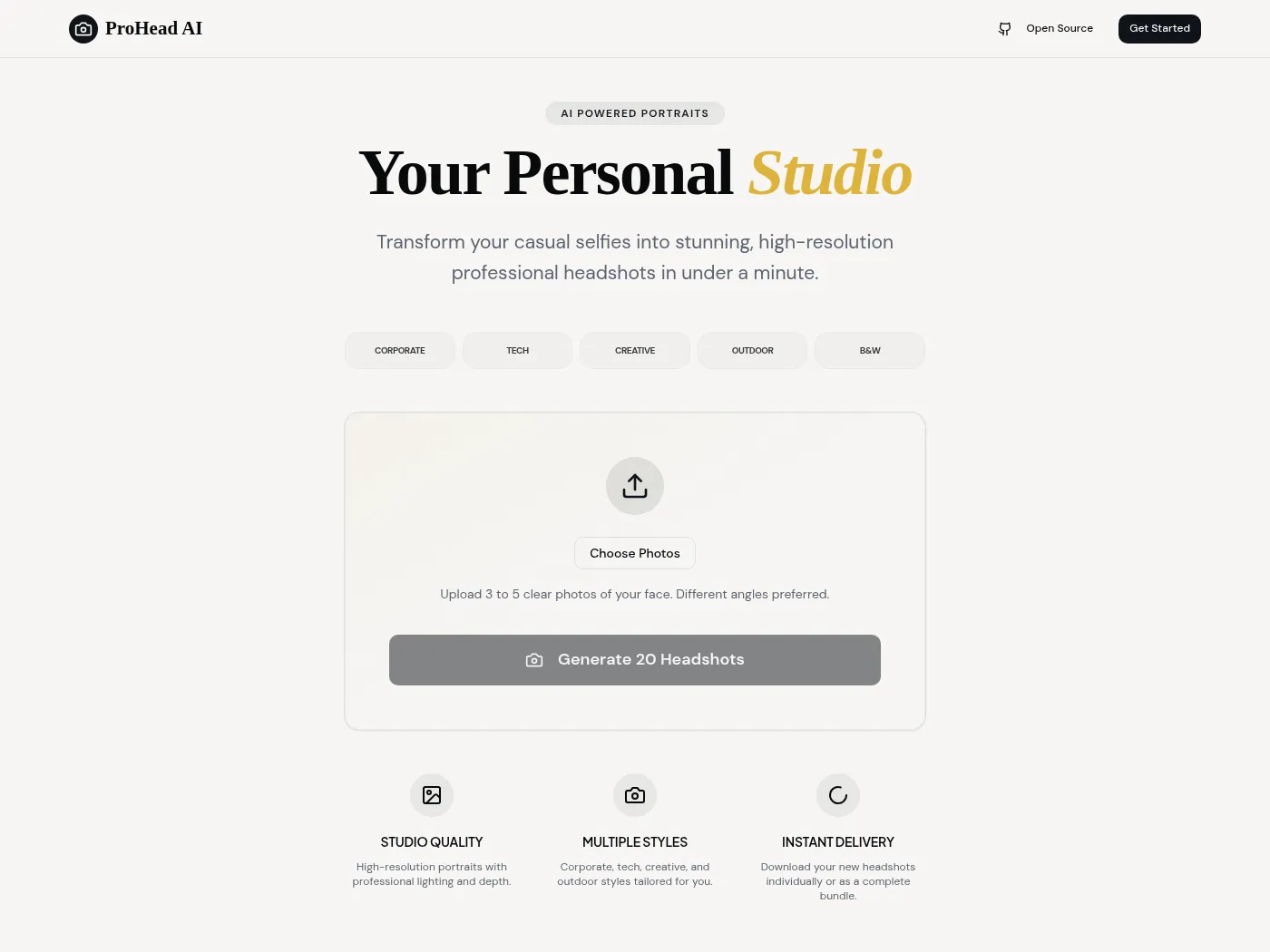 ProHead AI Studio