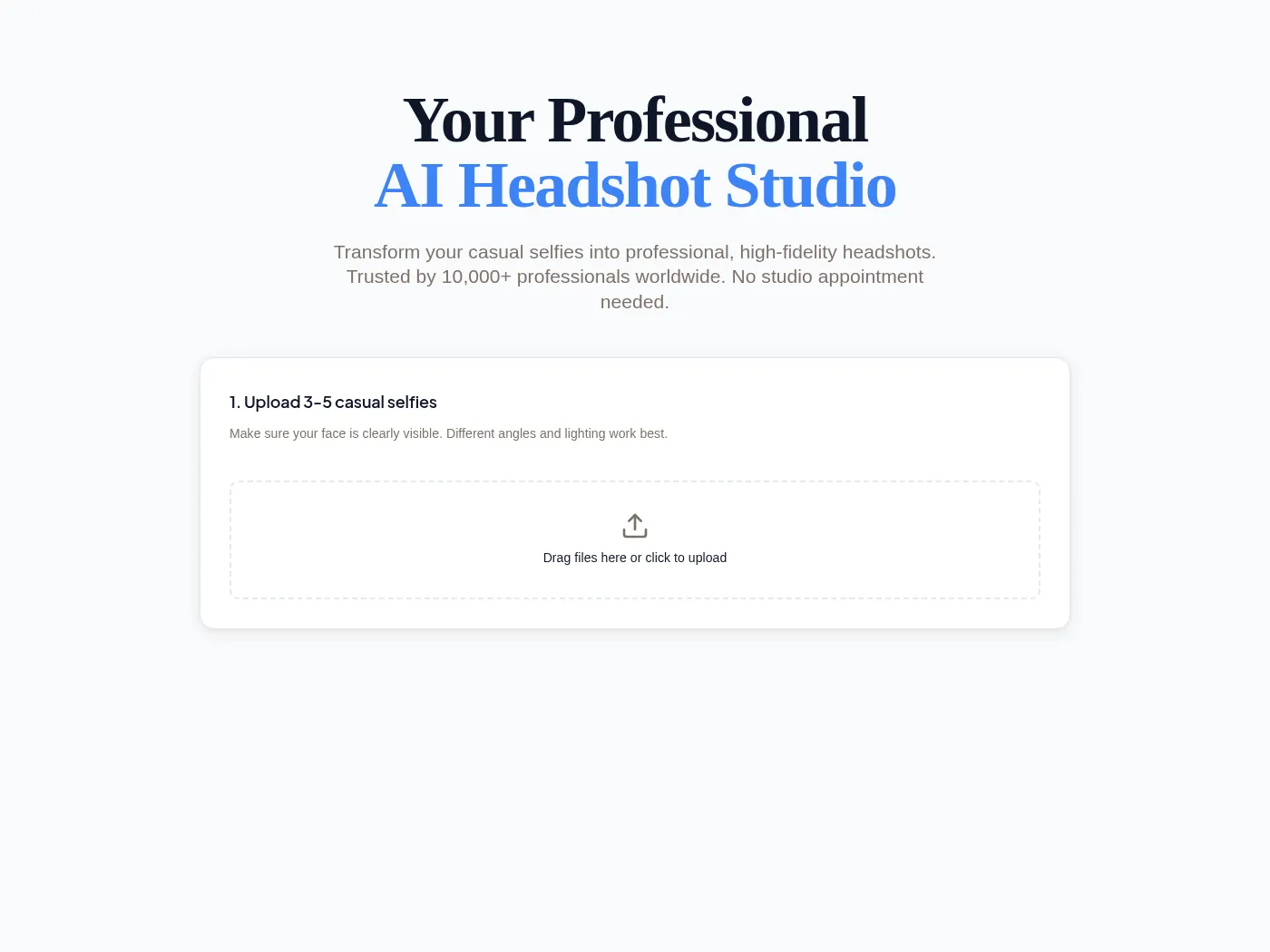 AI Headshot Studio