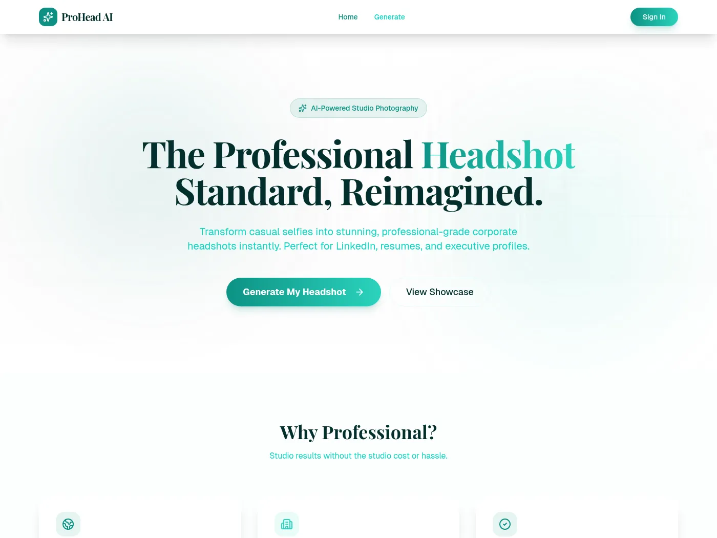 ProHead AI Generator