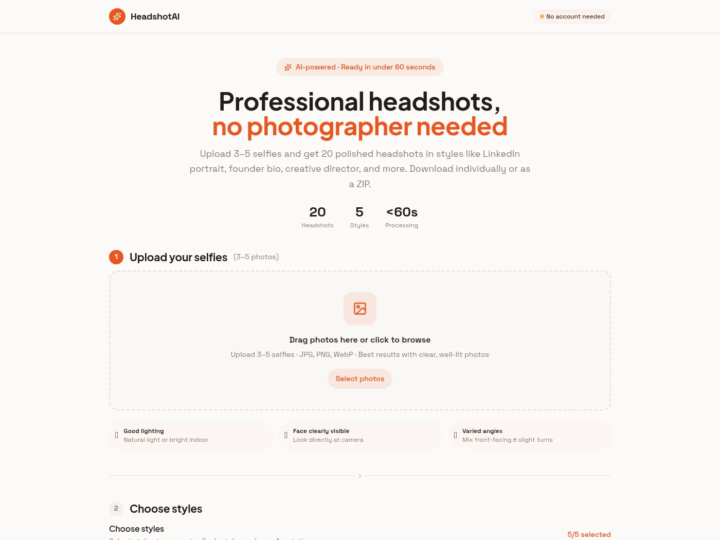 AI Headshot Studio