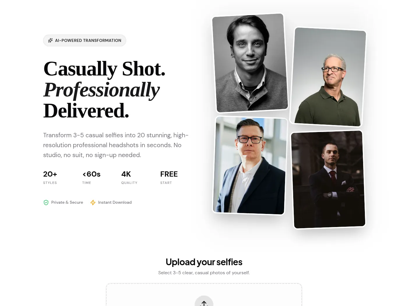 AI Headshot Studio