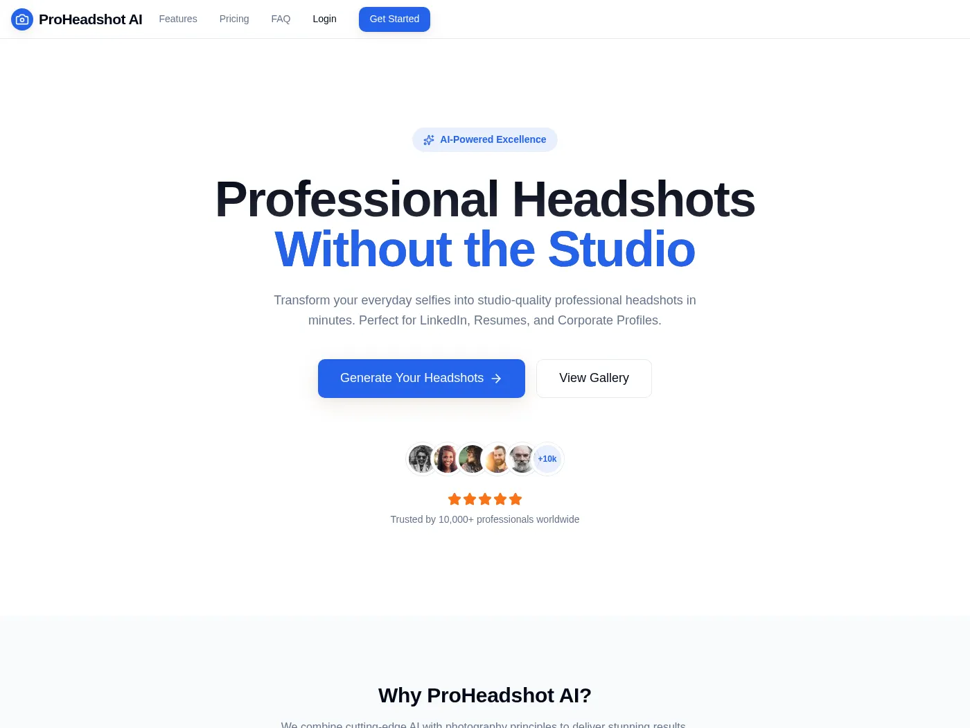 ProHeadshot AI