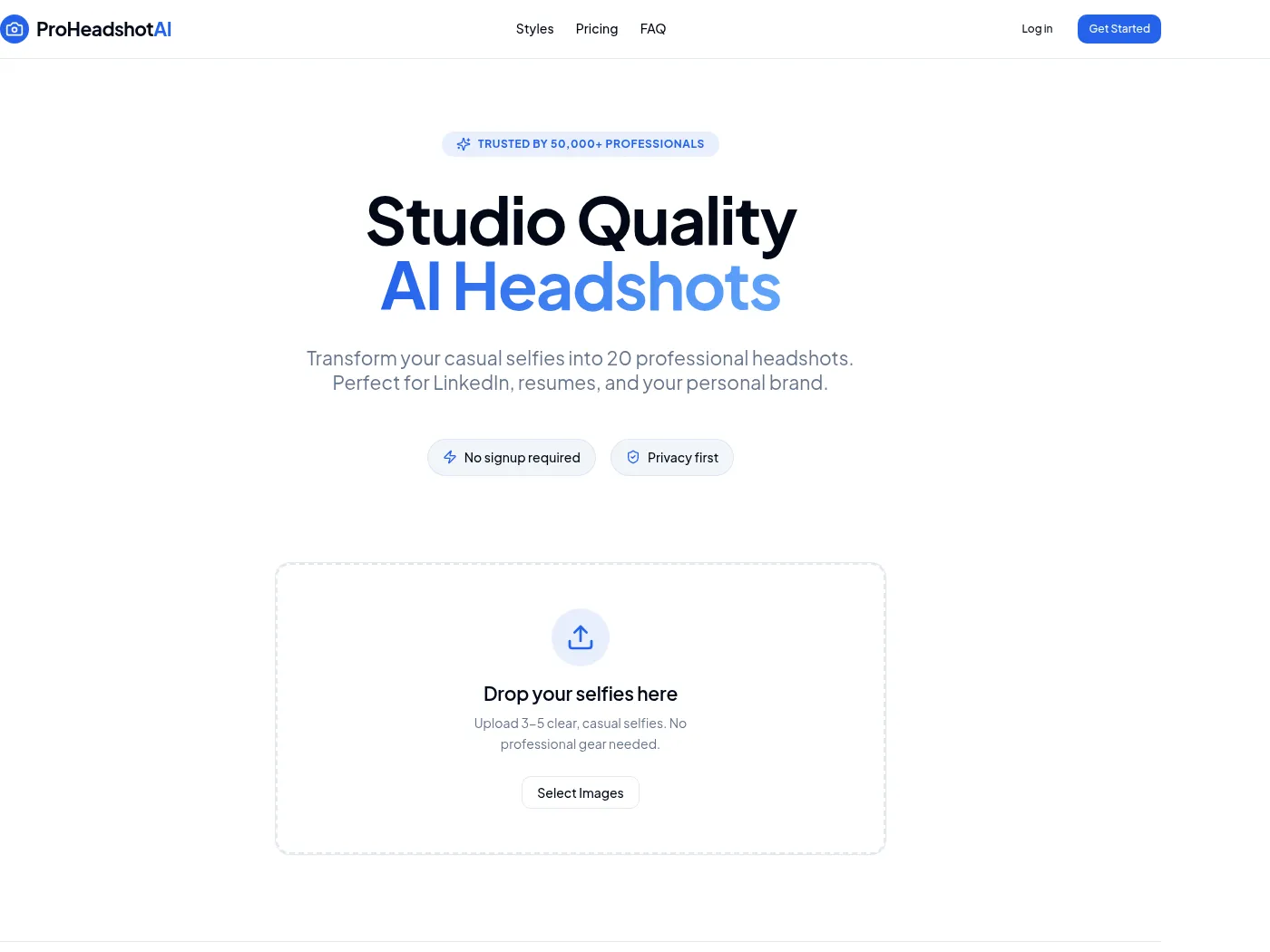 ProHeadshot AI Generator