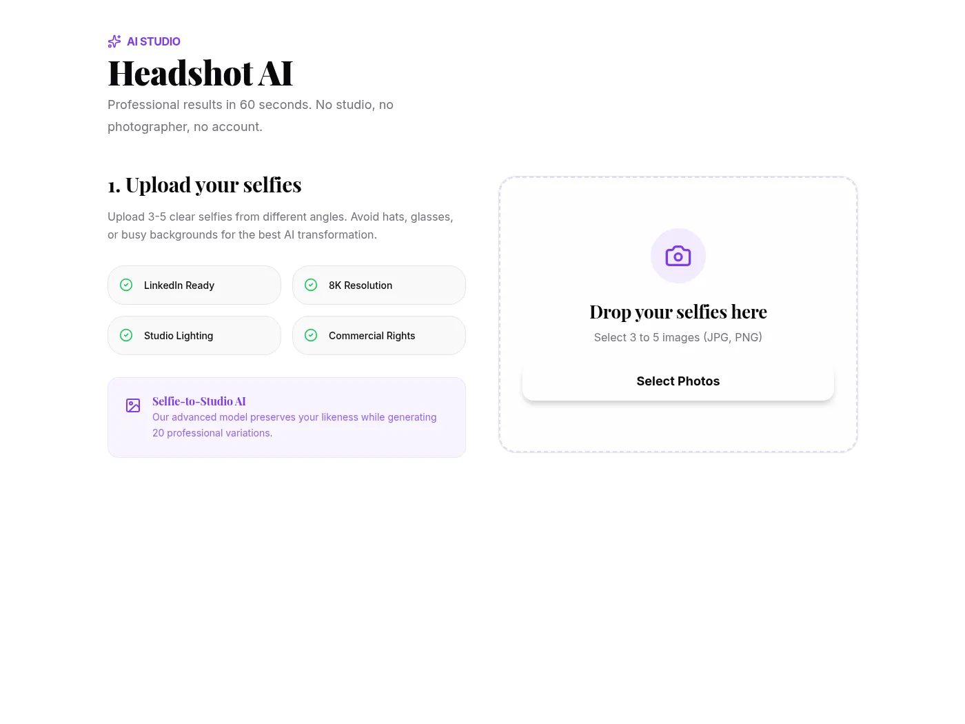 Headshot AI Studio