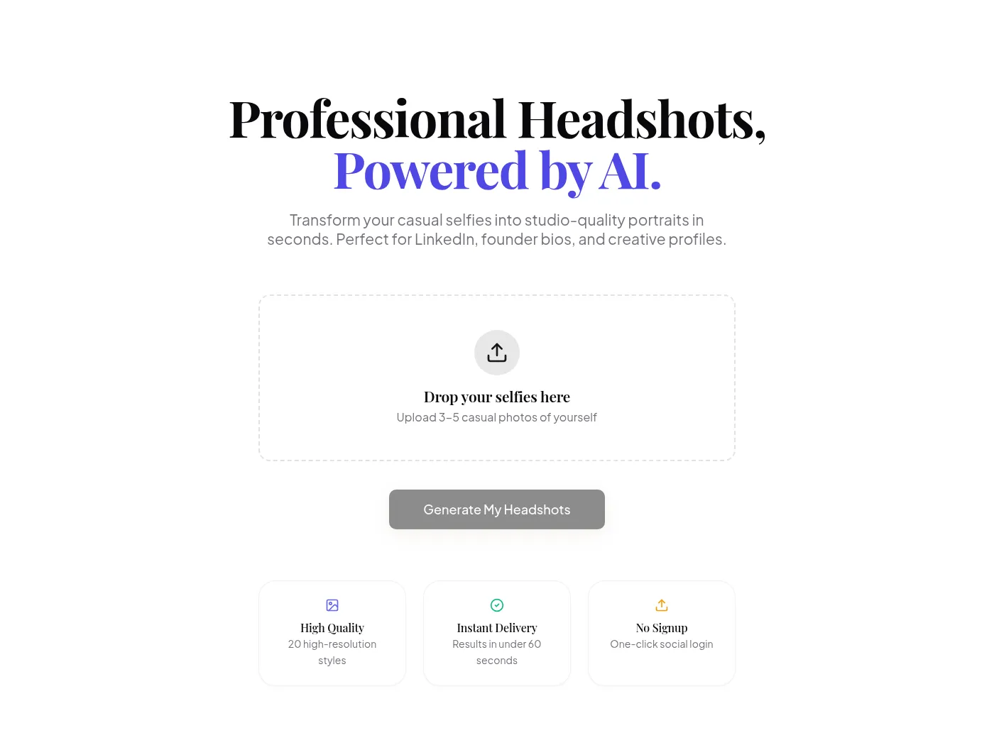 Headshot AI Studio