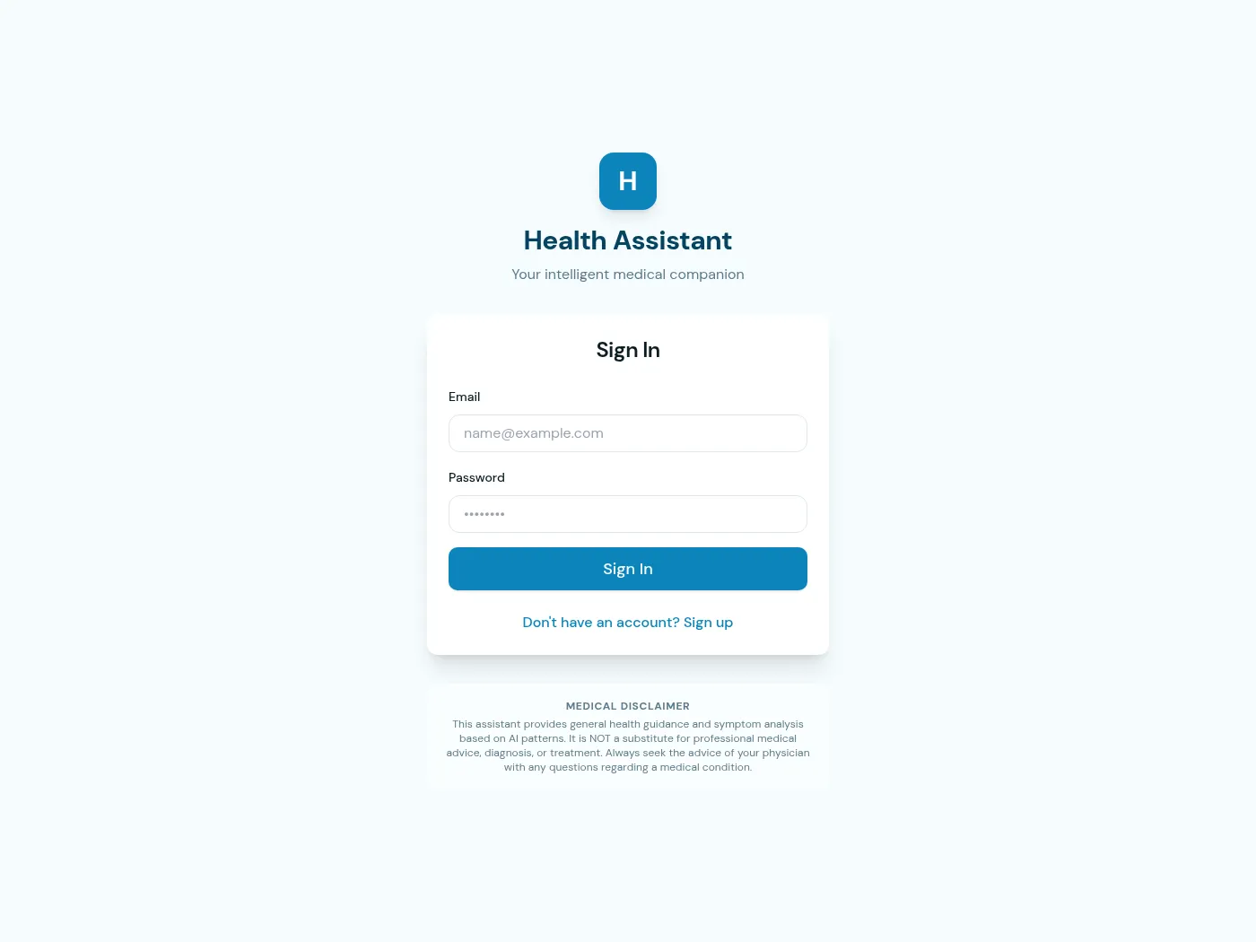 AI Health Assistant