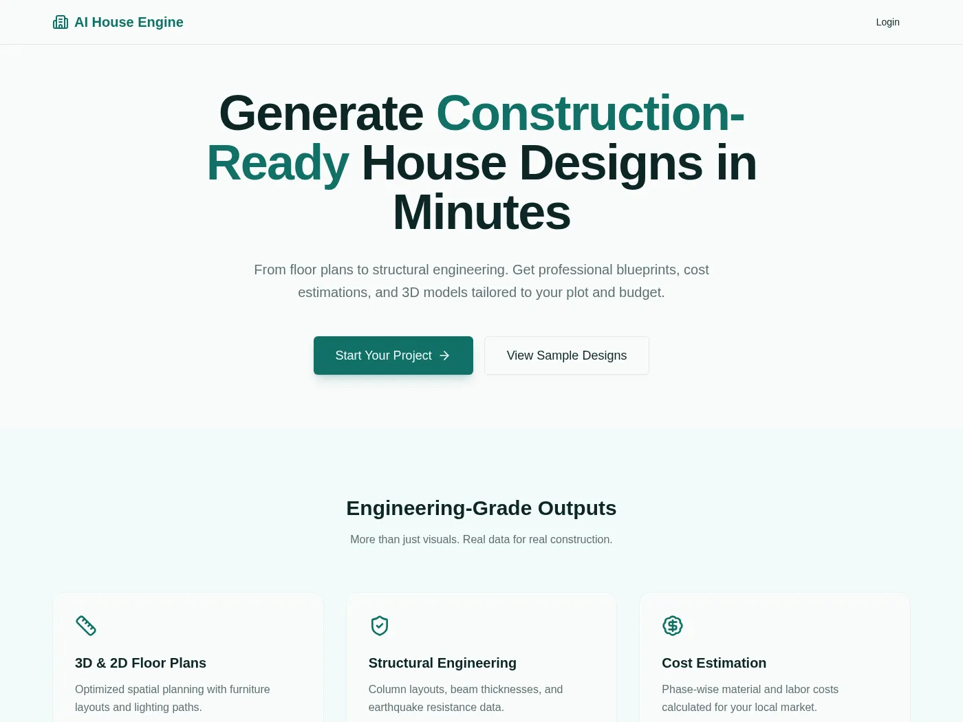 AI House Design Engine
