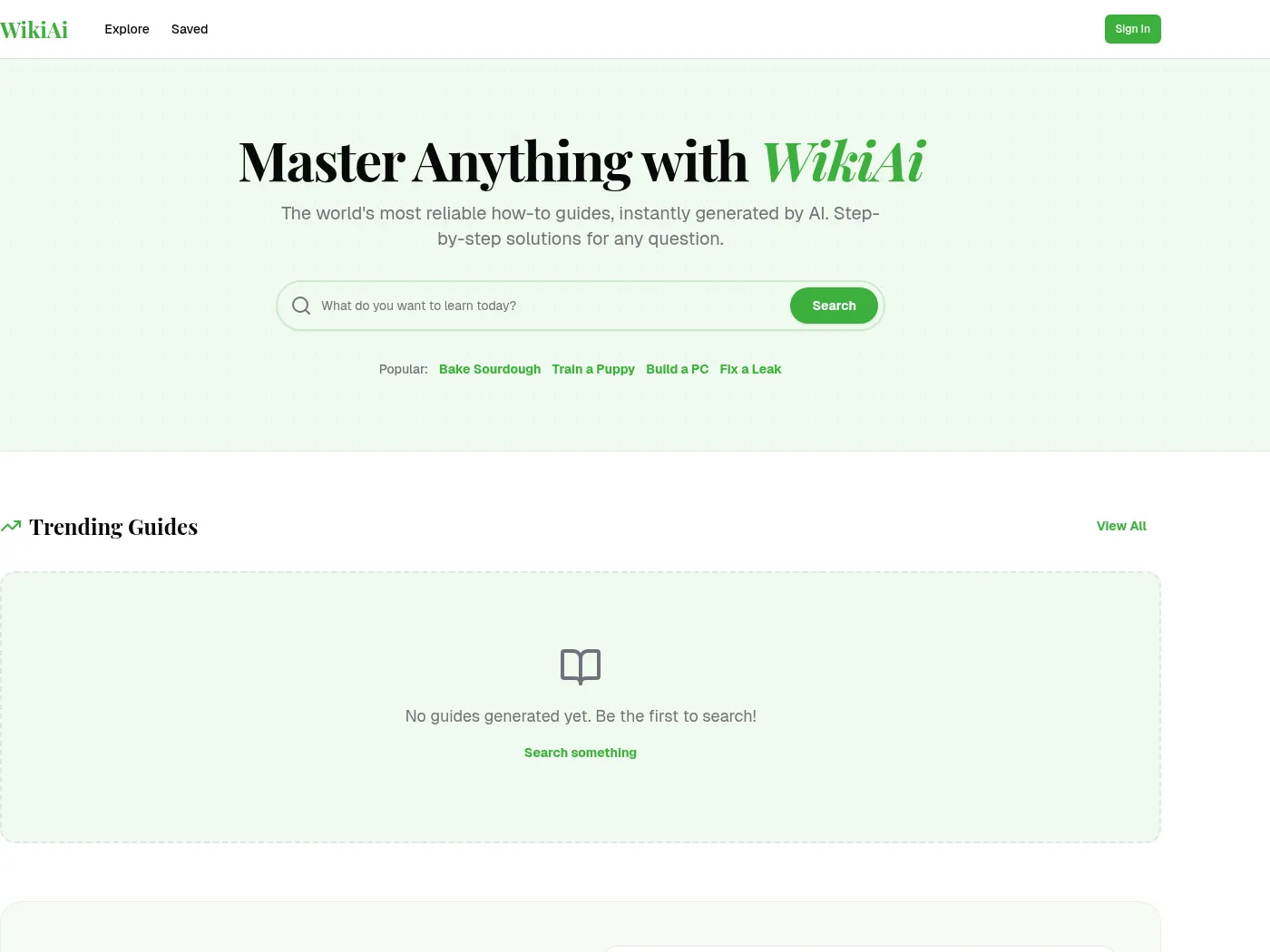 AI How-To Search Engine