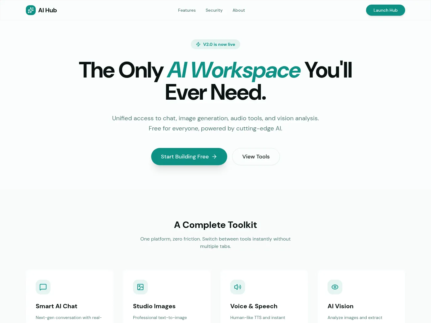 All-in-One AI Hub