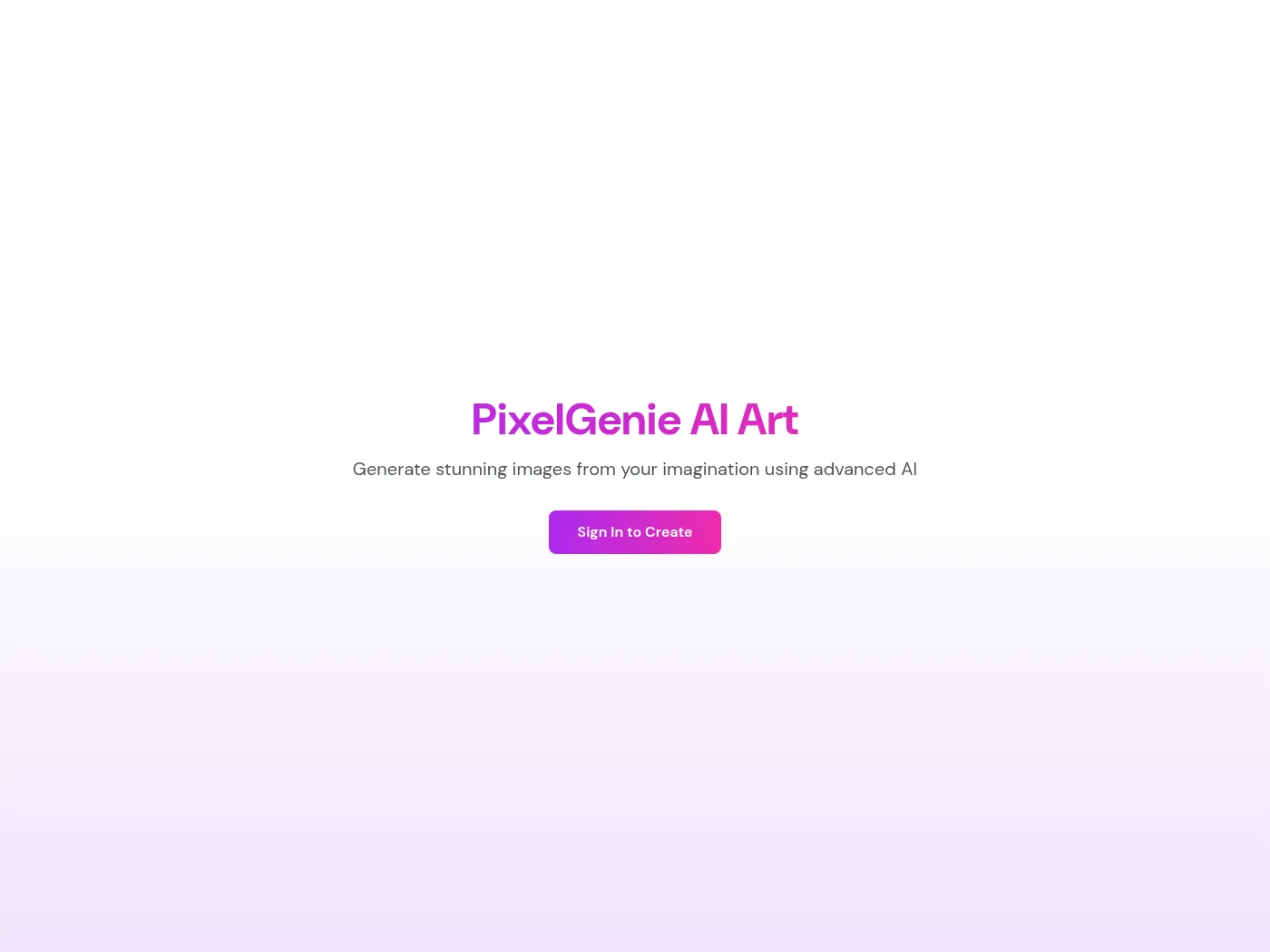 PixelGenie AI Art