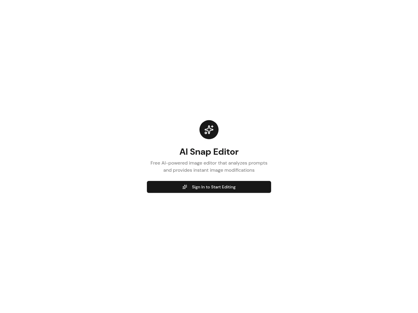 AI Snap Editor