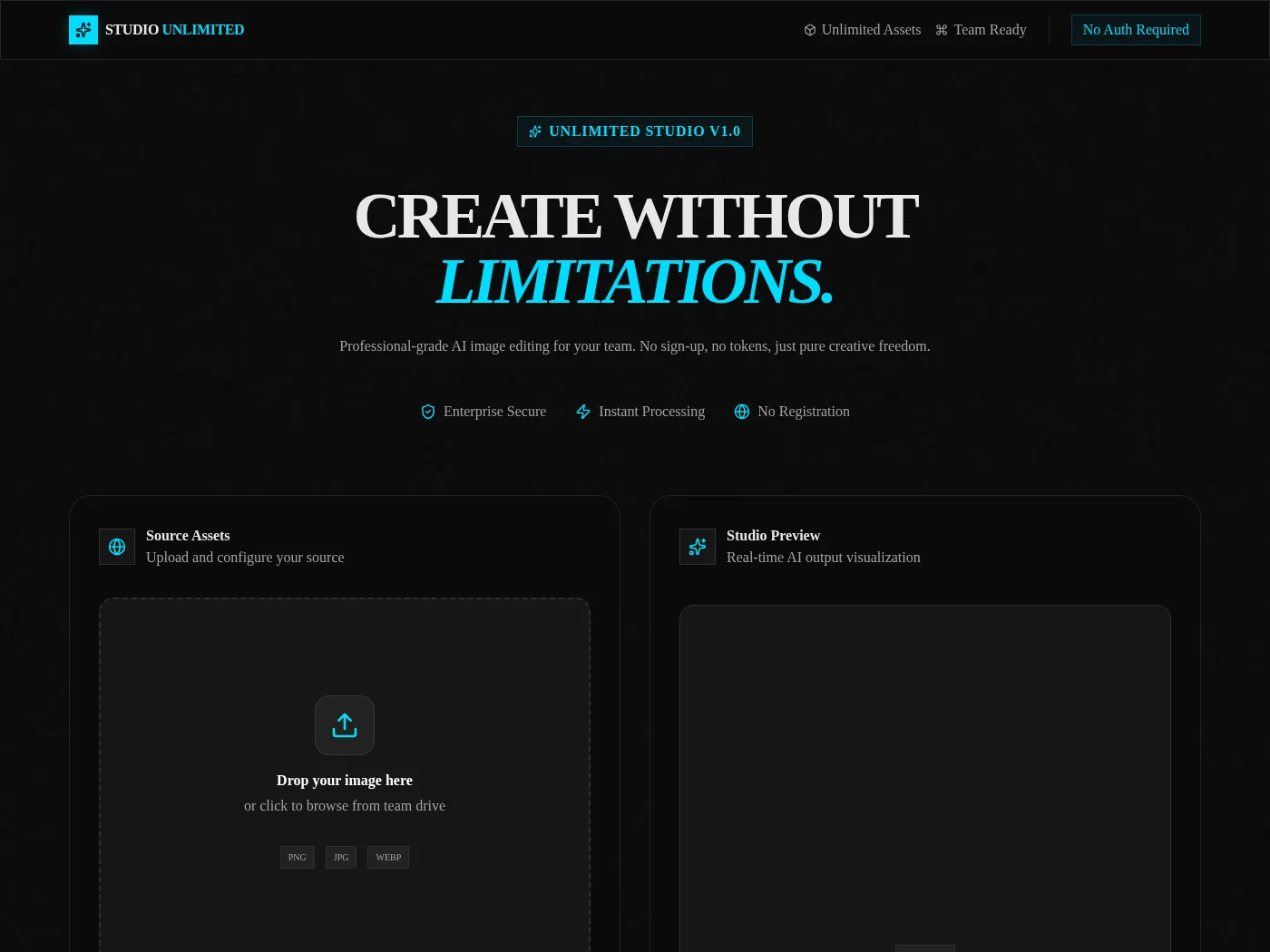 Unlimited AI Image Studio