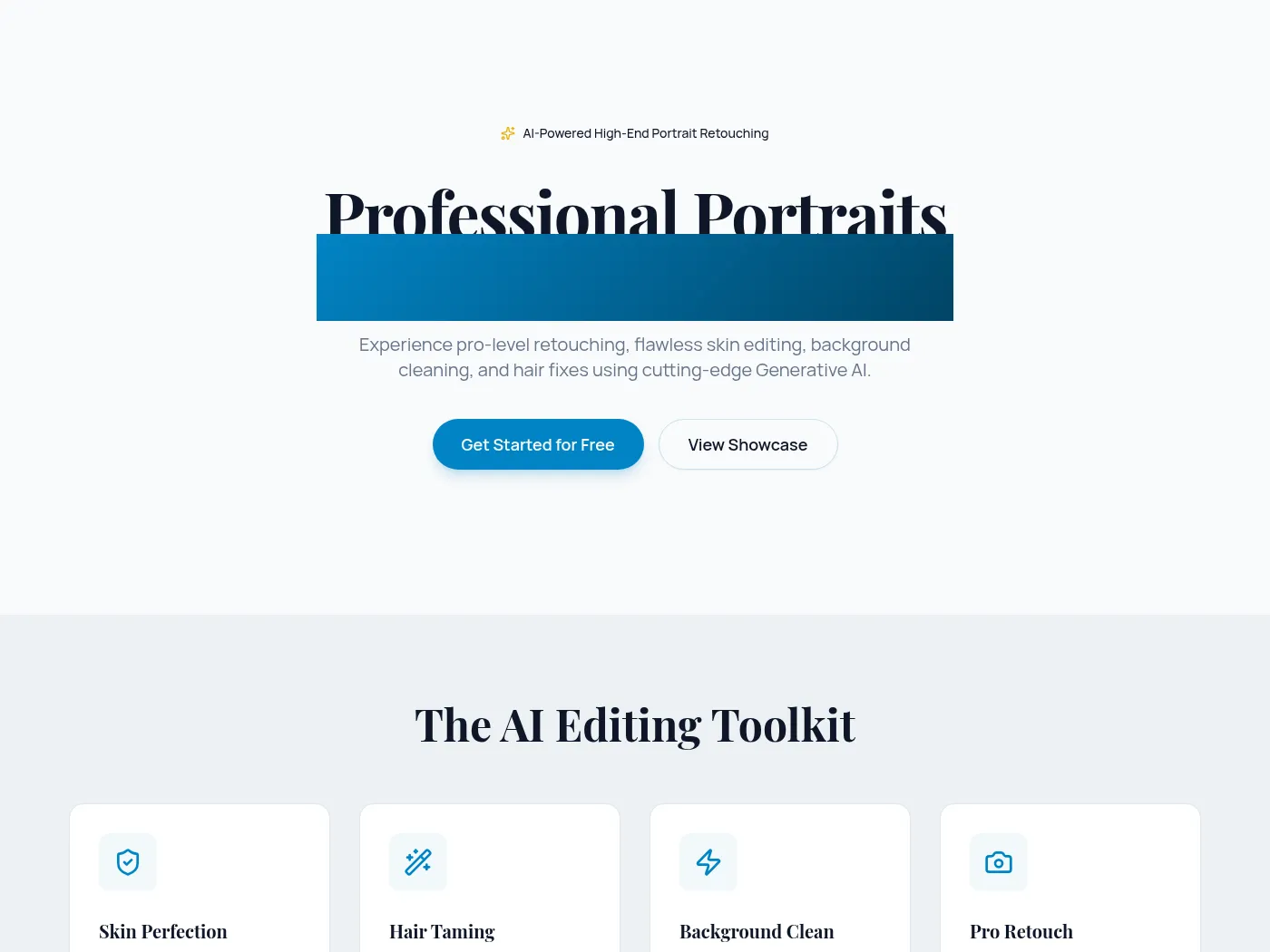 Pro Portrait Editor AI