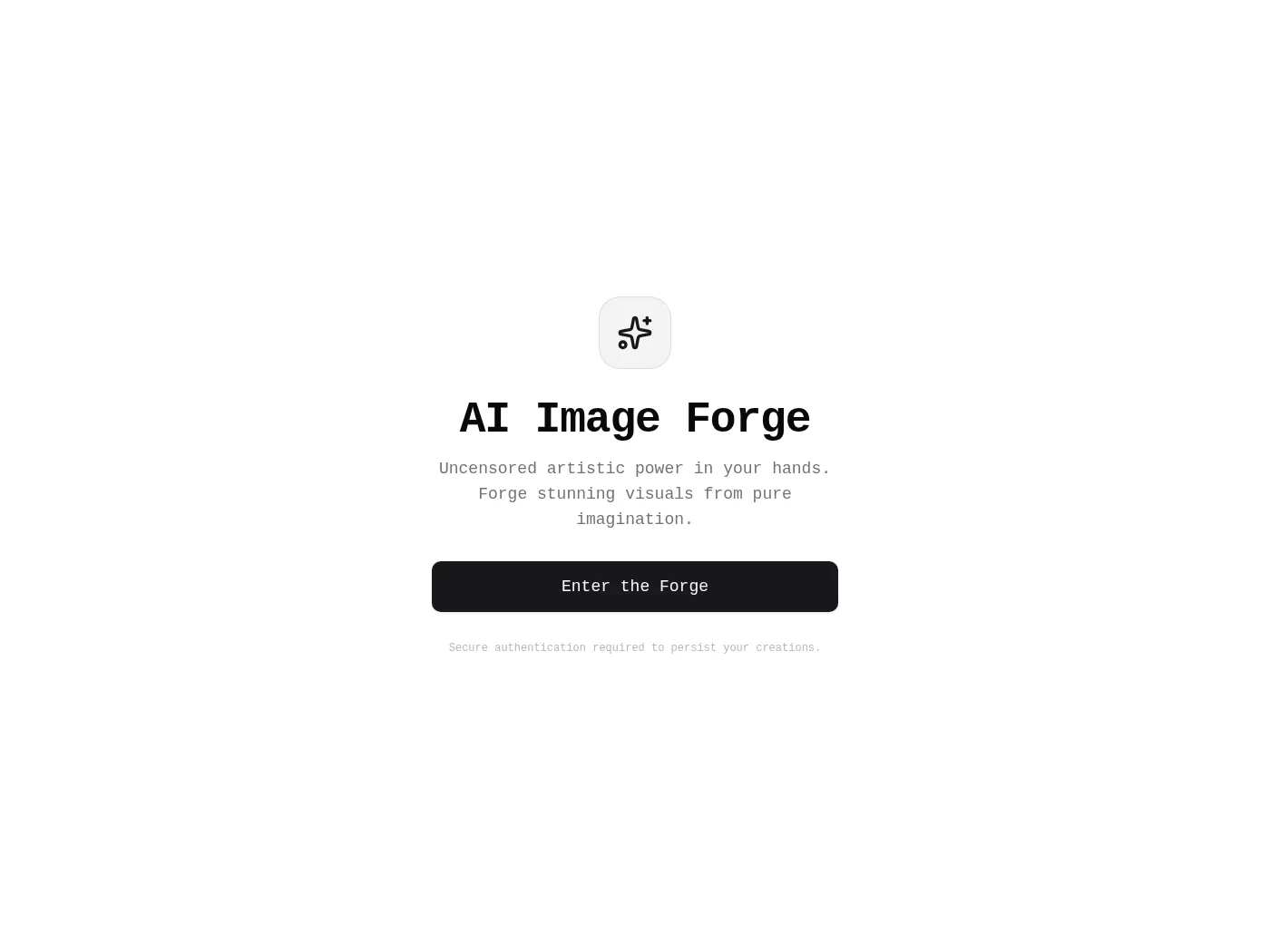 Uncensored AI Image Forge