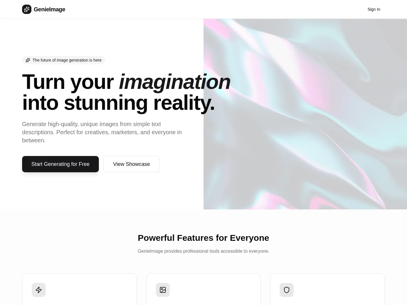 GenieImage AI Generator