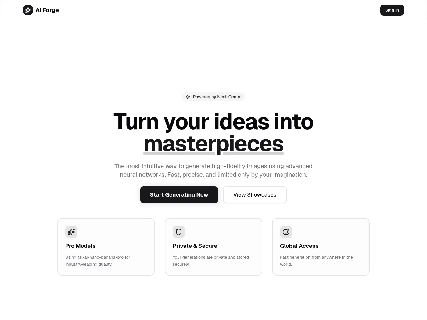 AI Image Forge