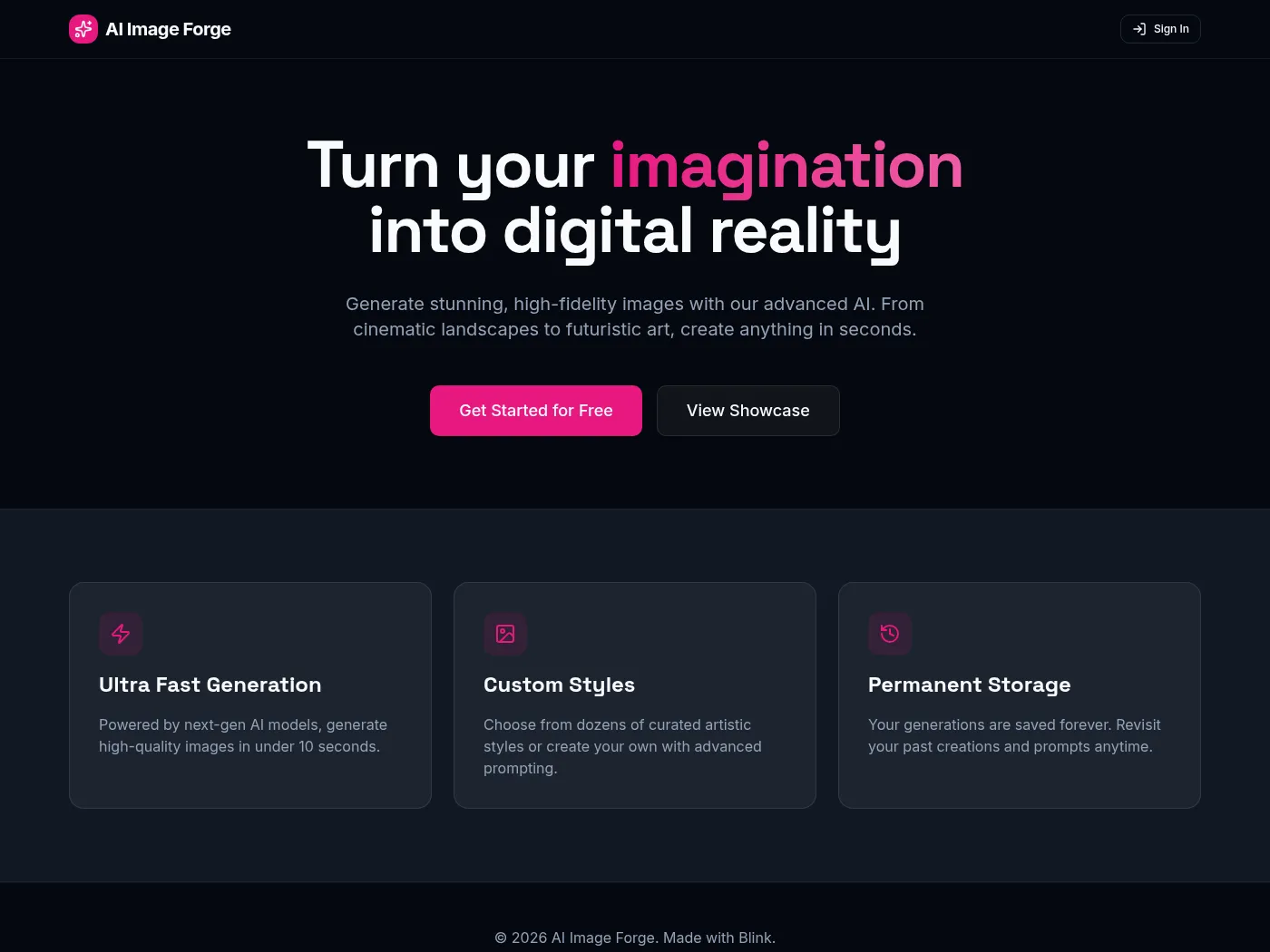 AI Image Forge