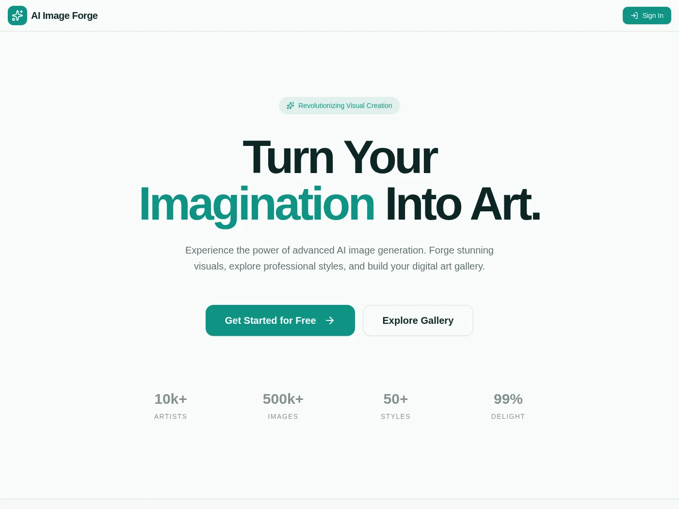 AI Image Forge