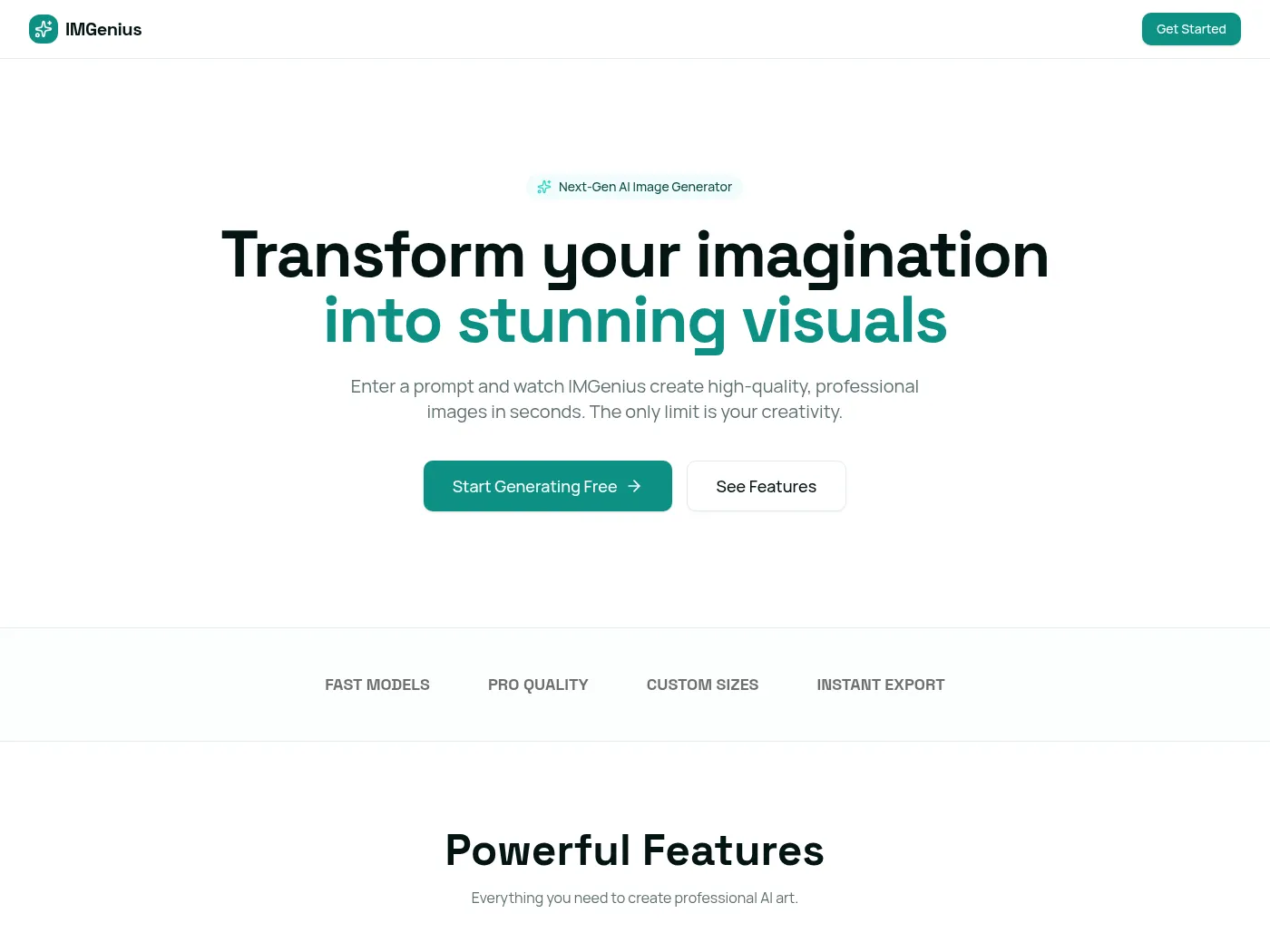 IMGenius AI Generator