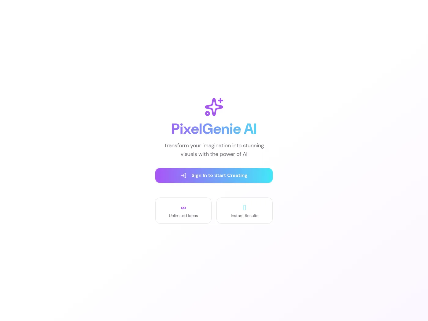 PixelGenie AI Generator