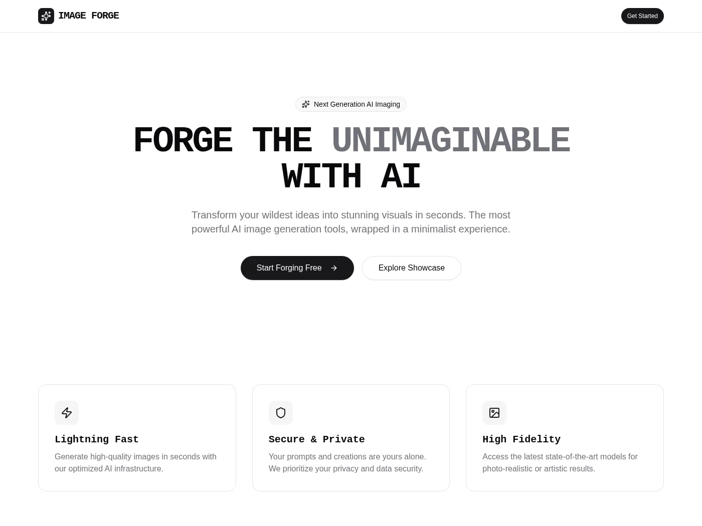 AI Image Forge