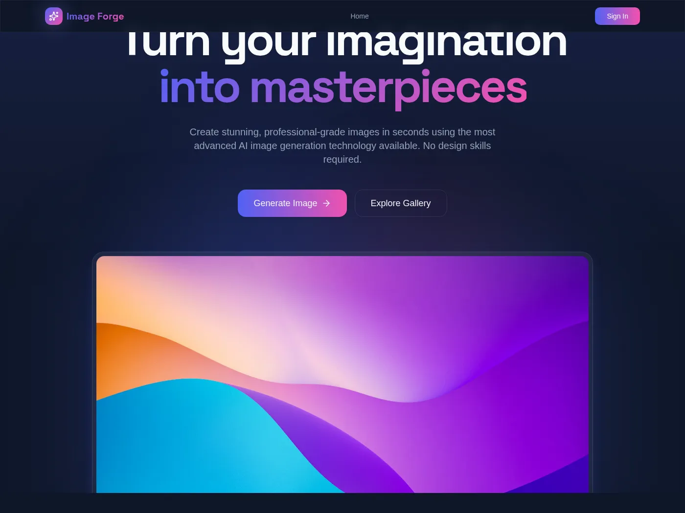 AI Image Forge